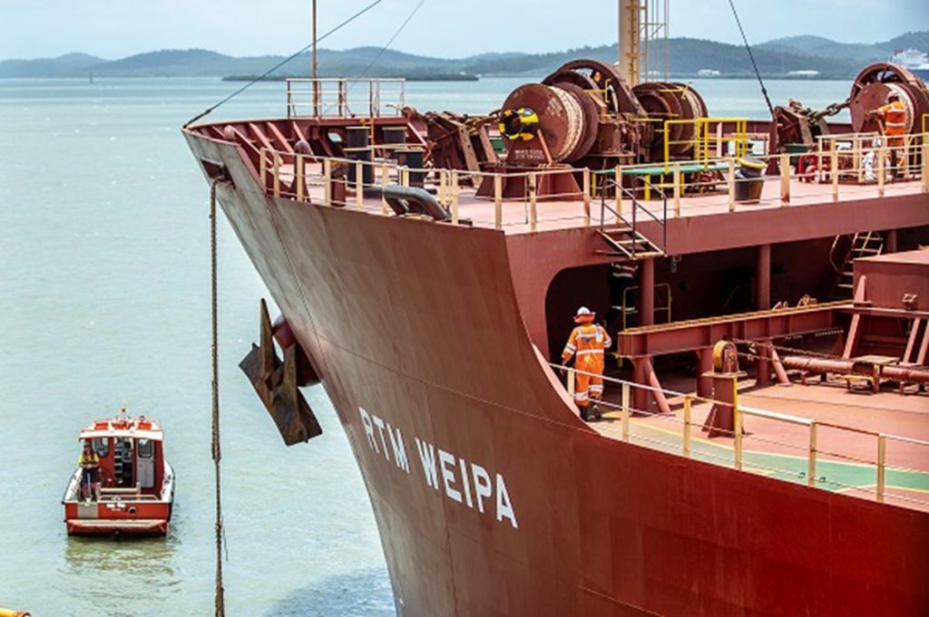First shipment from Rio Tinto’s Amrun bauxite mine arrives in Gladstone ...